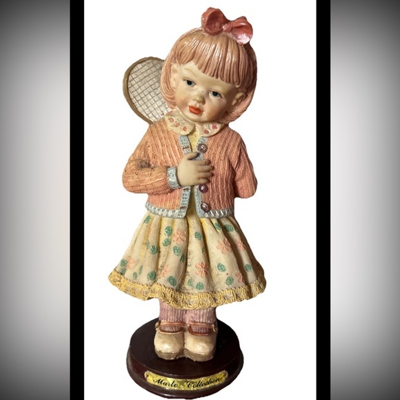 Marlow | Accents | Marlo Collection Girl With Tennis Racket Collectible ...